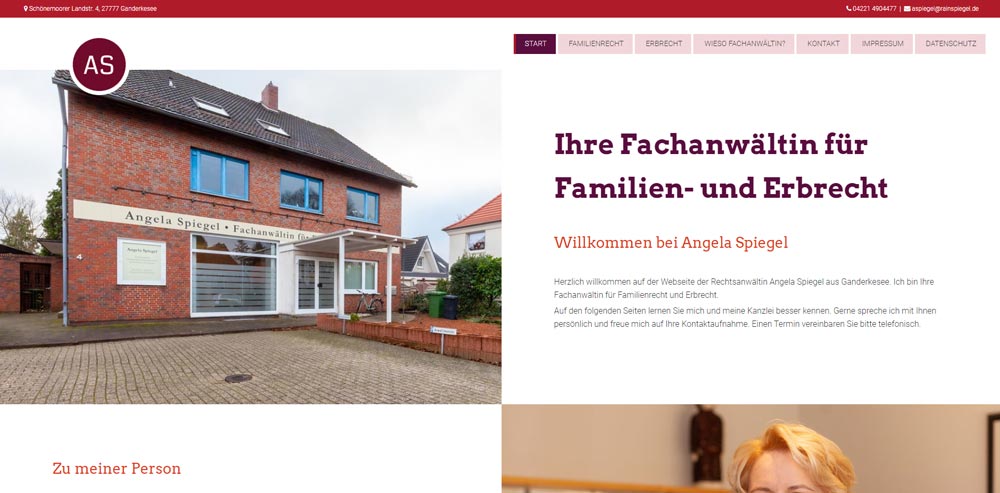 Angela Spiegel | Fachanwältin für Familienrecht und Erbrecht